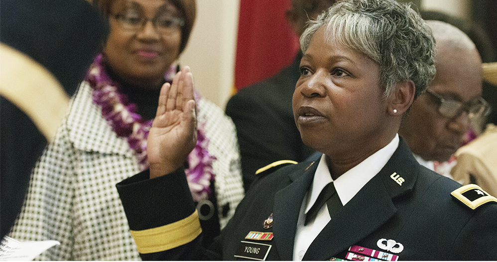 Alumna Twanda Young achieves rank of Brigadier General