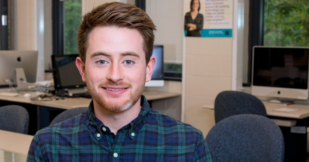 Recent graduate gets national recognition for work on campus job