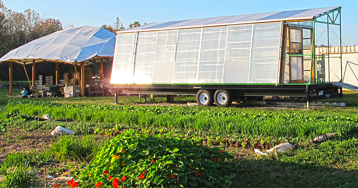 Students design, build mobile greenhouse to help urban farm flourish