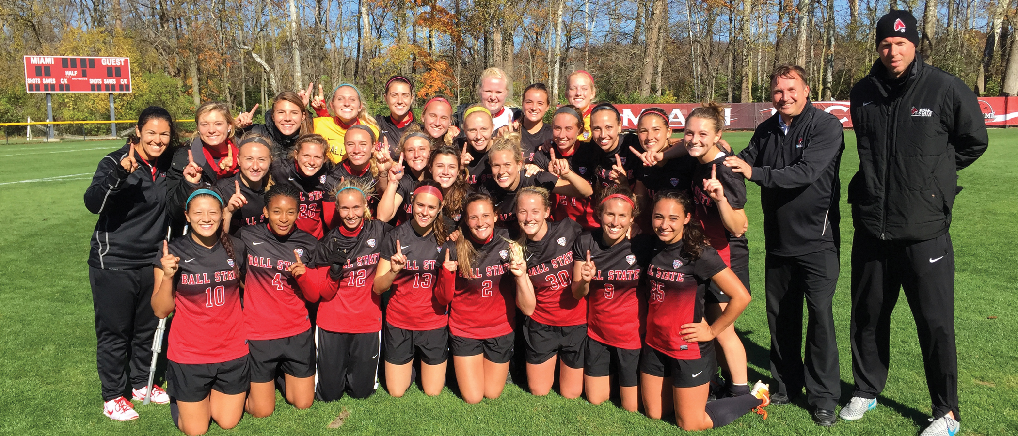 Soccer team caps stellar season with MAC title