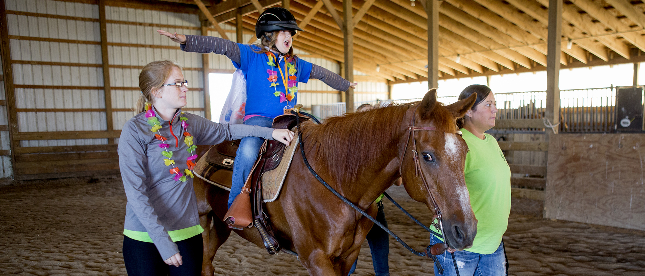 Photos: In the saddle and for life, youths ride high at special ed camp