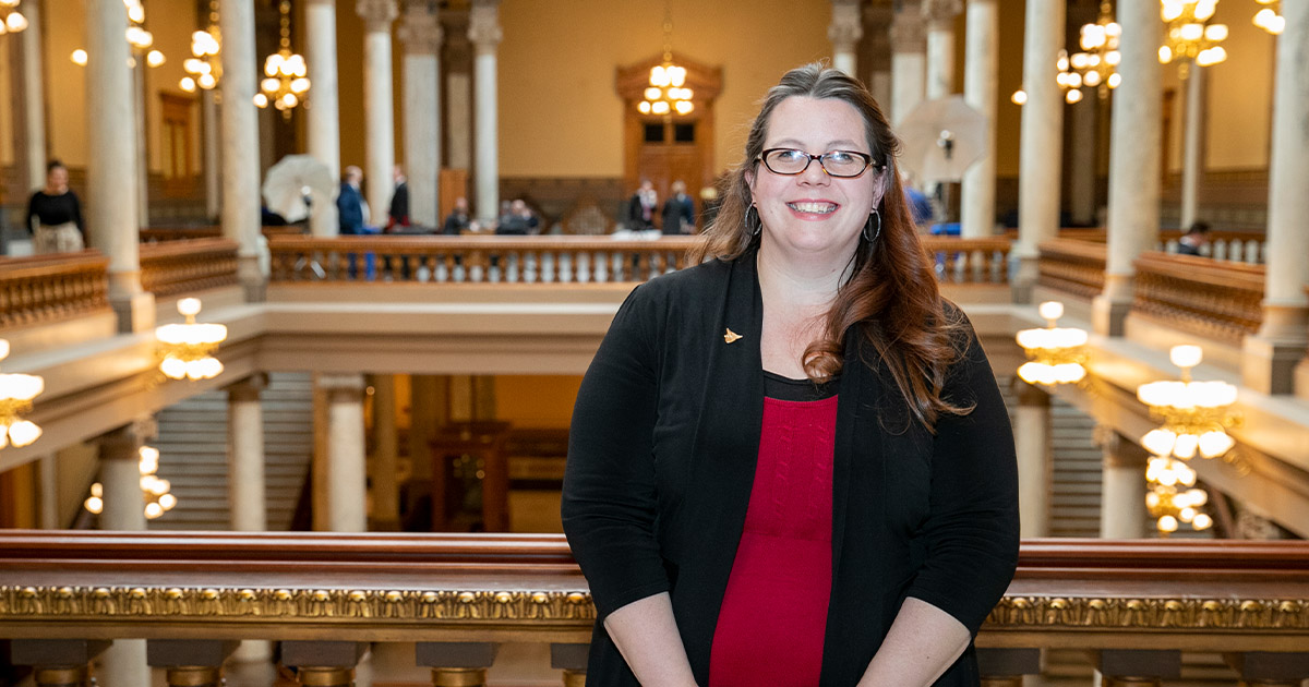 Political Science Alumna Lobbies for Working Families