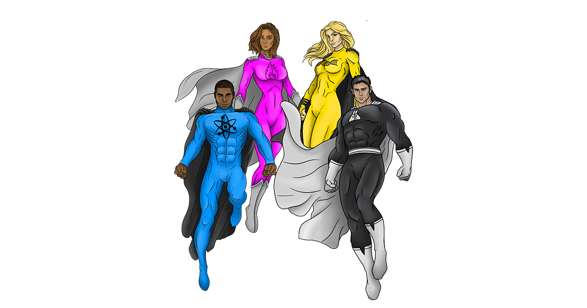 Students make science journal into award-winning comic book